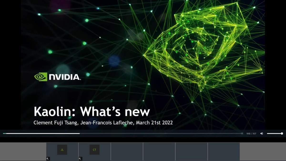 Breakout Session 3d Deep Learning Research With Nvidia Kaolin Gtc Digital Spring 2022