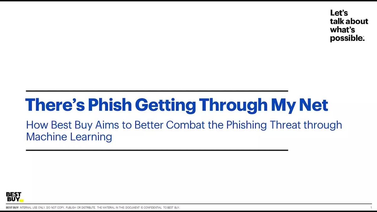 How Best Buy Aims to Better Combat the Phishing Threat through Machine ...