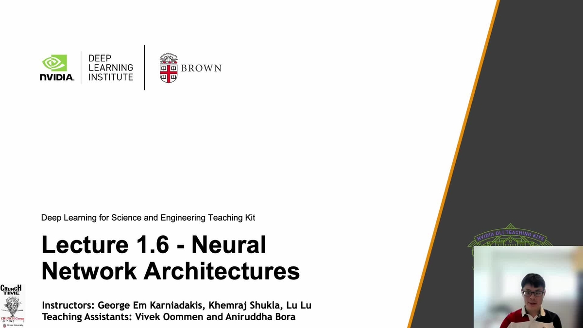 1.6 - Neural Network Architectures | DLI Teaching Kits 2023 | NVIDIA On ...