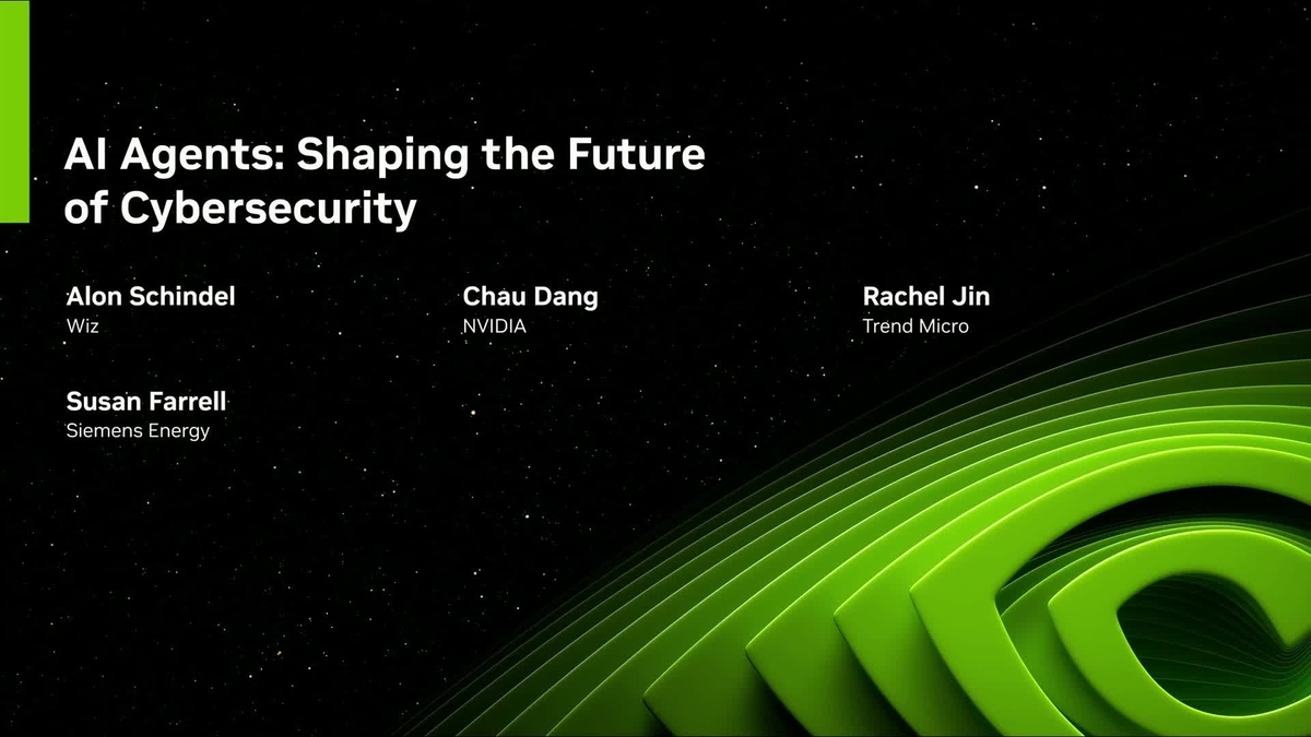 AI Agents: Shaping the Future of Cybersecurity | GTC 25 2025 | NVIDIA On-Demand