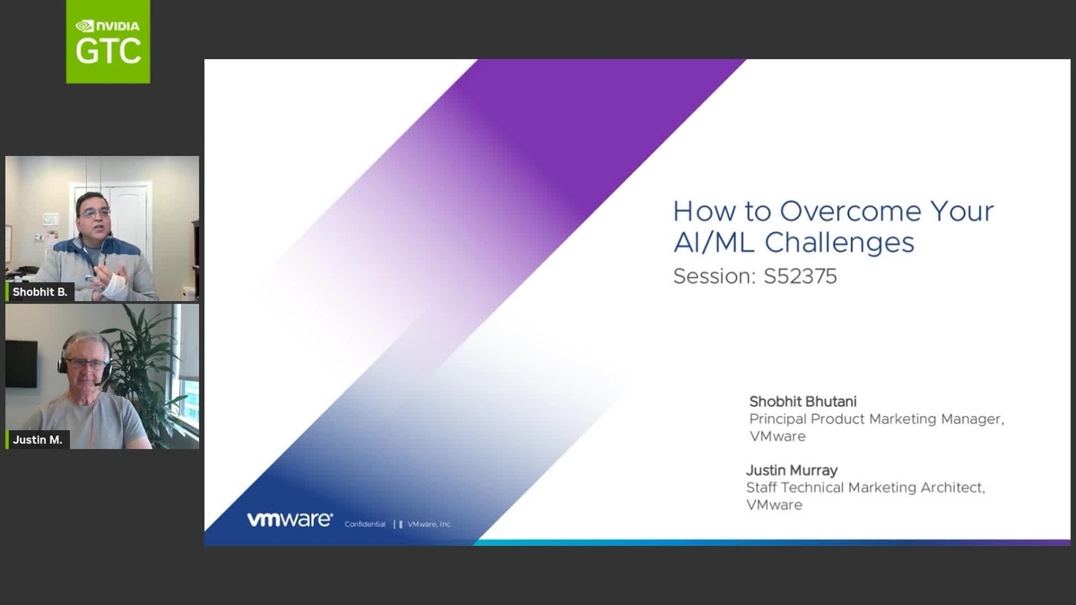 How to Overcome your AI/ML Challenges (Presented by VMware Inc.) | GTC Digital Spring 2023 ...