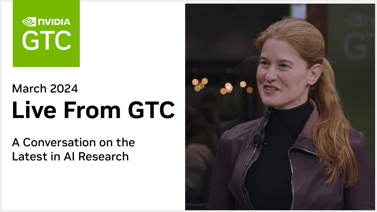 Live From Gtc A Conversation On The Latest In Ai Research Gtc 24 2024 Nvidia On Demand