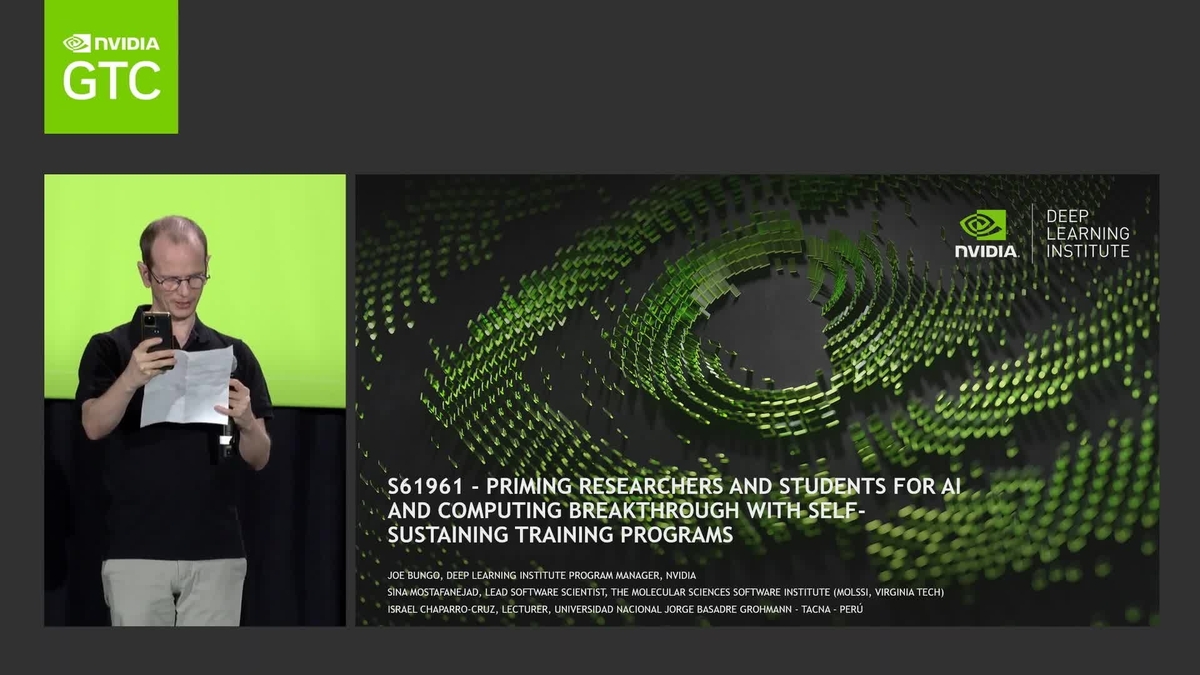 Priming Researchers and Students for AI and Accelerated Computing Breakthroughs With Self ...