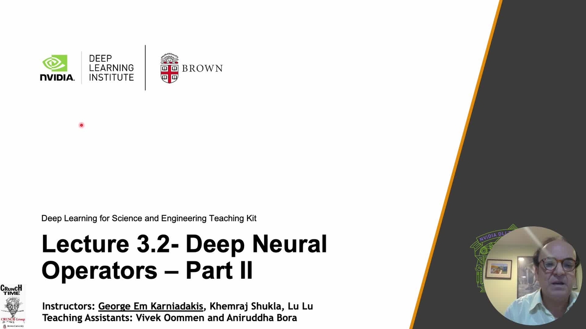 32 Deep Neural Operators Part Ii Dli Teaching Kits 2023 Nvidia On Demand