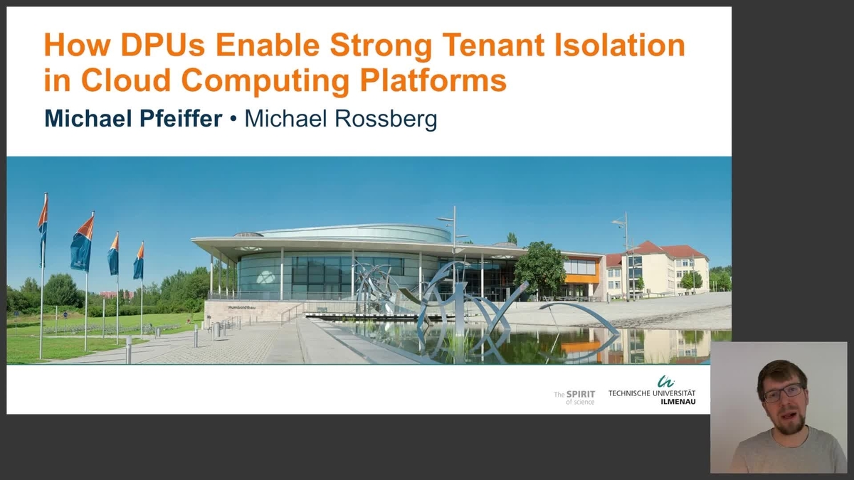 How Dpus Enable Strong Tenant Isolation In Cloud Computing Platforms Gtc Digital November 2021