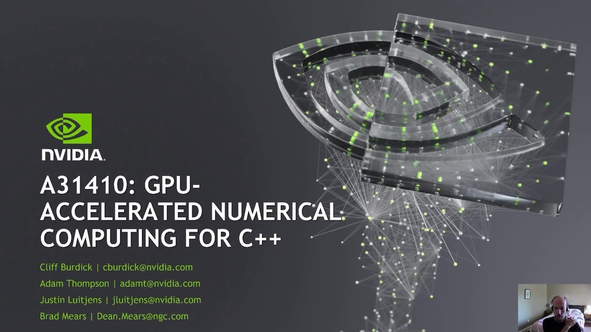 Gpu Accelerated Numerical Computing For C Gtc Digital November 2021 Nvidia On Demand