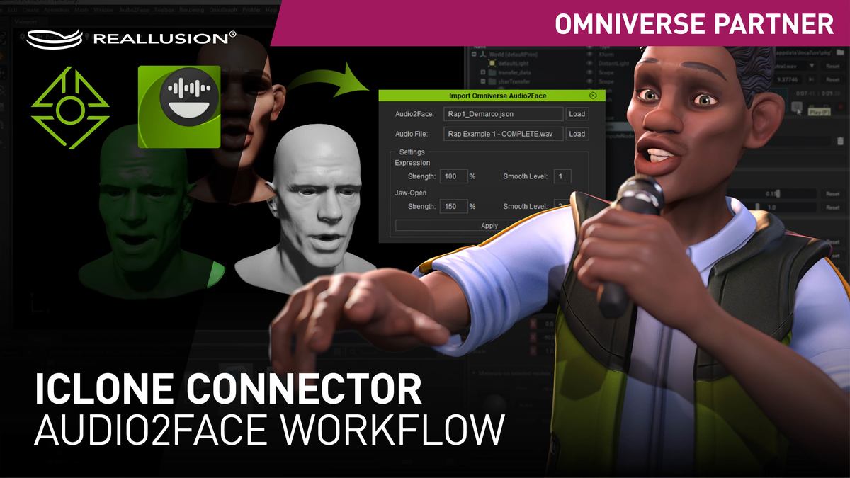 Reallusion iClone and Omniverse Audio2Face - Language Independent ...