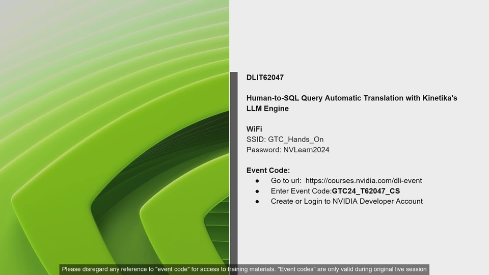Human-to-SQL Query Automatic Translation with Kinetica's LLM Engine ...