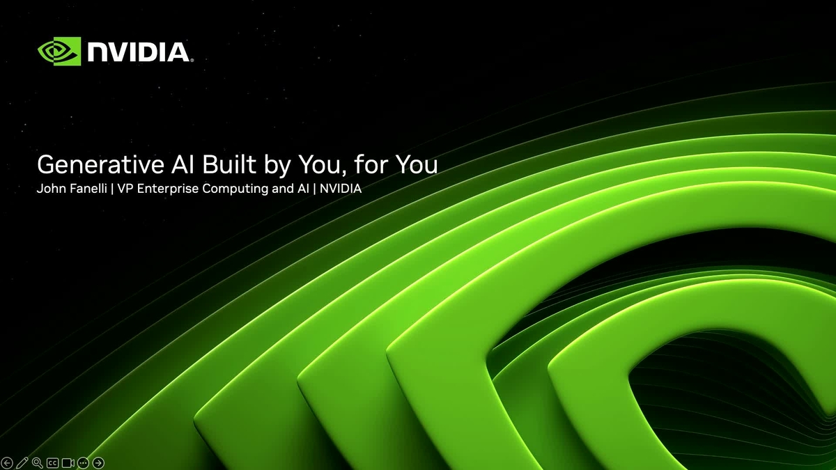 Generative AI Built by You, for You | AI Summit India 2024 | NVIDIA On-Demand