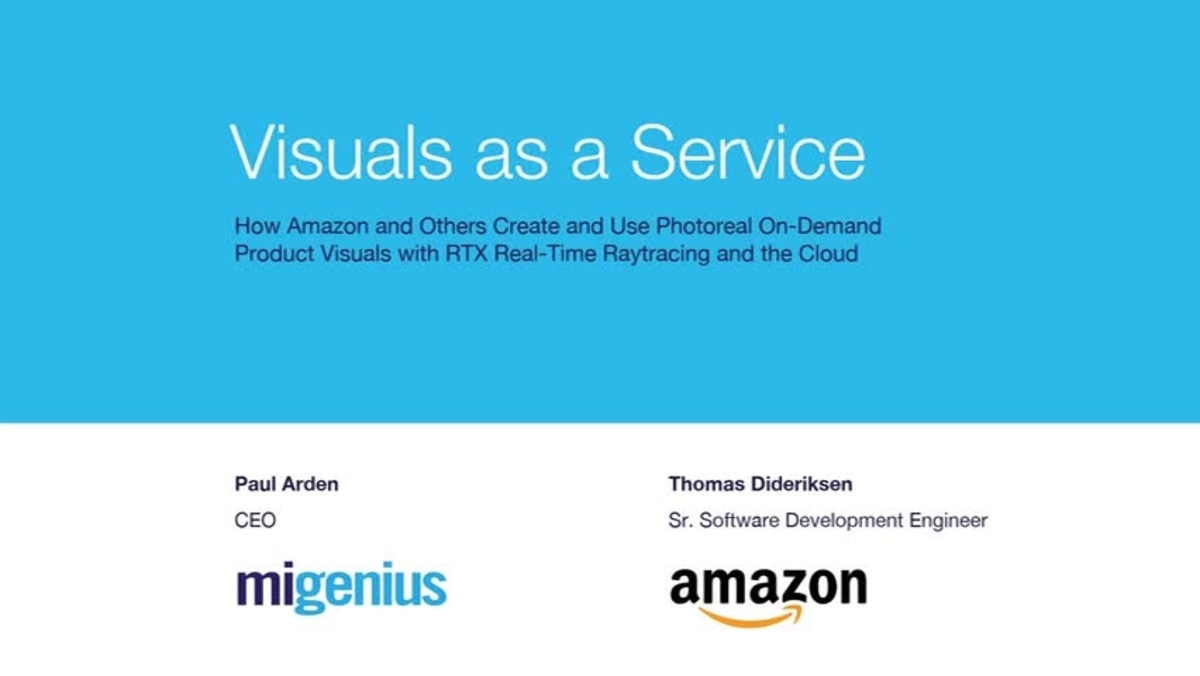Visuals as a Service (VaaS): How Amazon and Others Create and Use ...