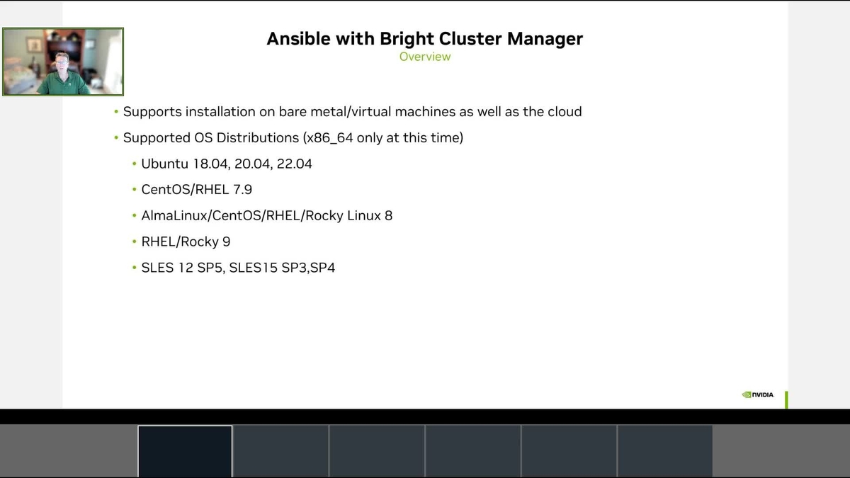 Developer Breakout Installing Nvidia Bright Cluster Manager Via Ansible Gtc Digital Spring