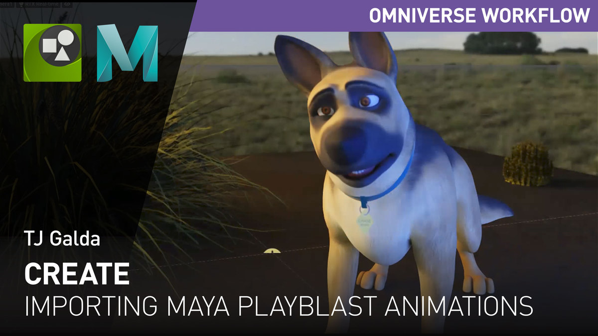 Omniverse Create - Importing Maya playblast animations | Omniverse 2021 ...
