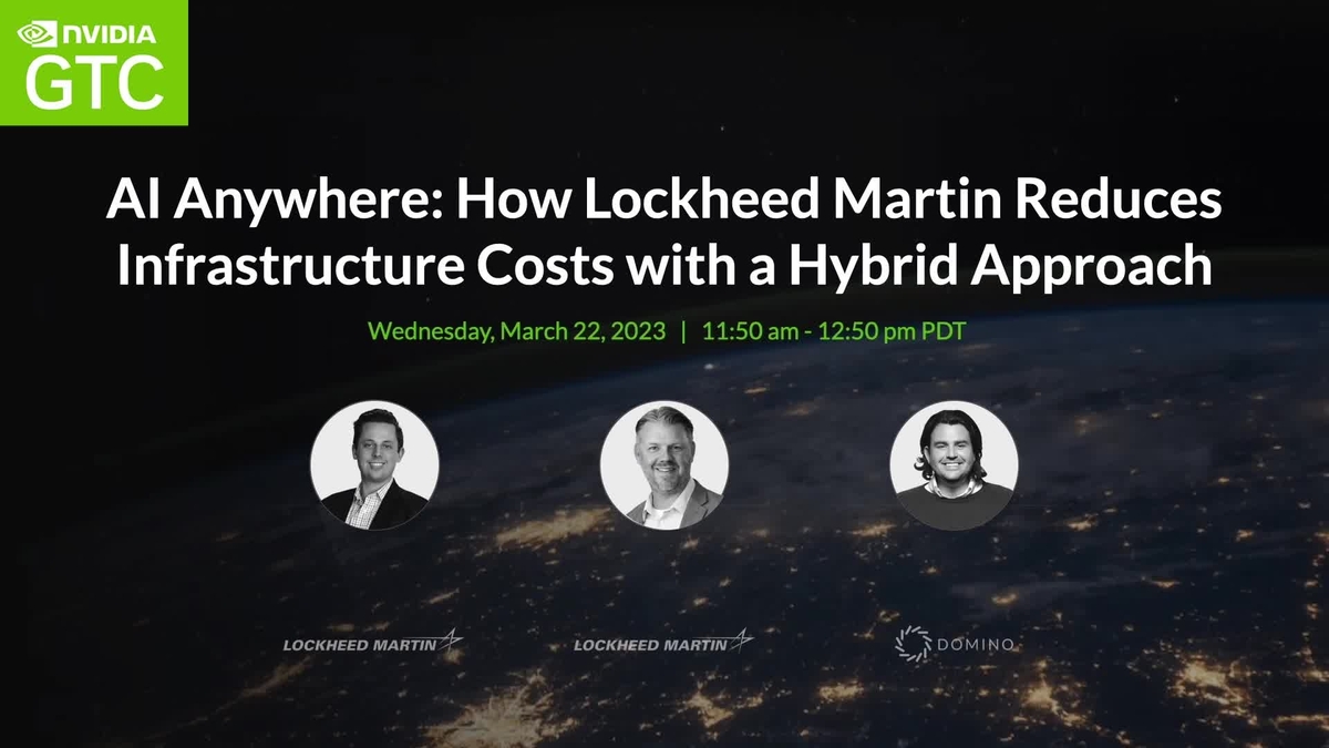 AI Anywhere: Reducing Lockheed Martin Infrastructure Costs with a ...