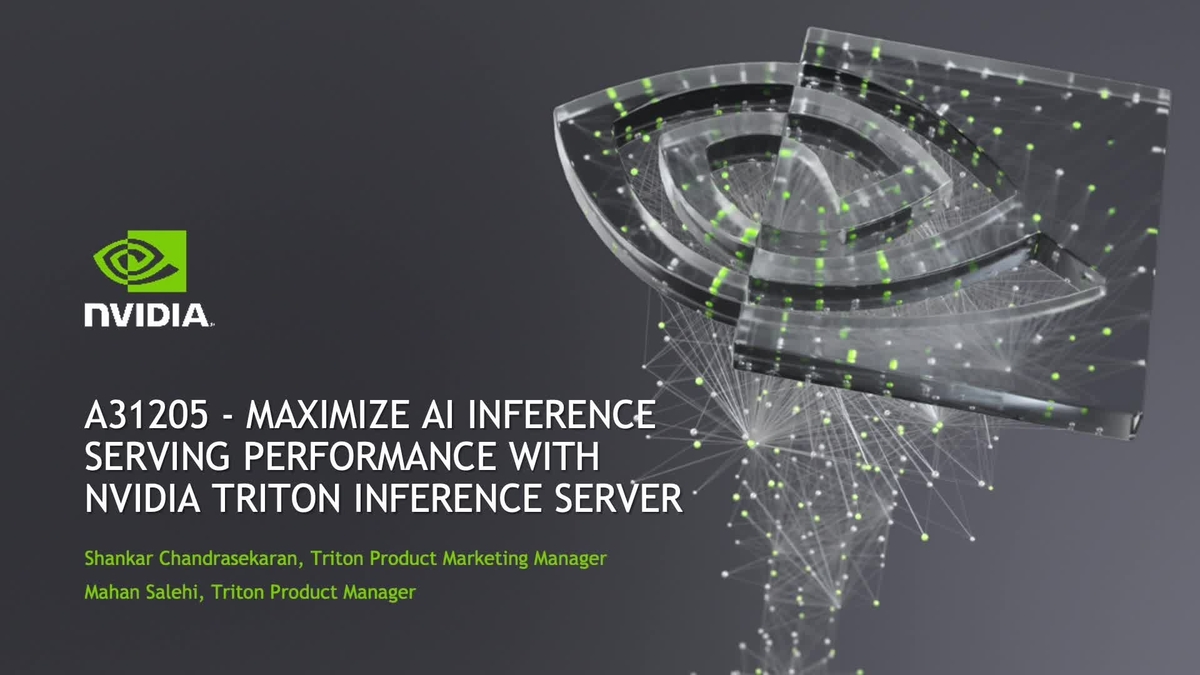 Maximize Ai Inference Serving Performance With Nvidia Triton Inference Server Gtc Digital