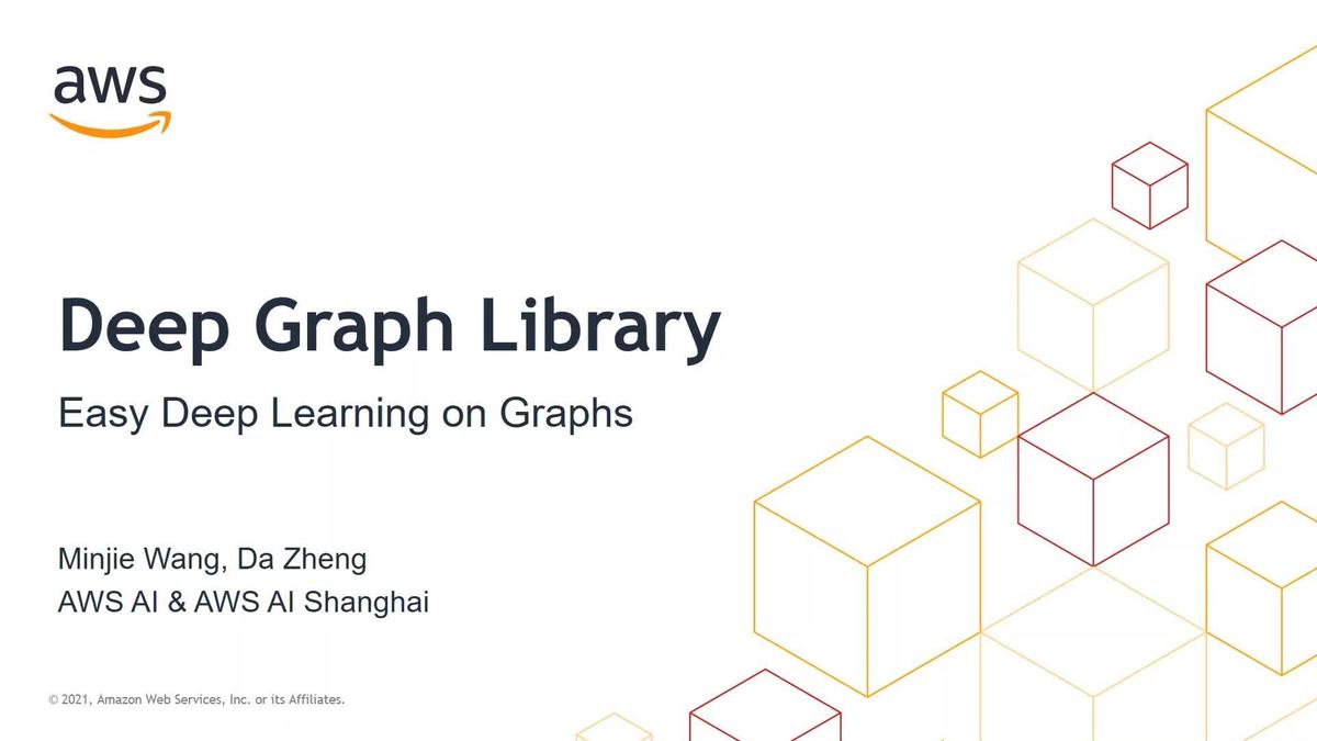 Deep Graph Library A Graph Centric Highly Performant Package For Graph Neural Networks Gtc