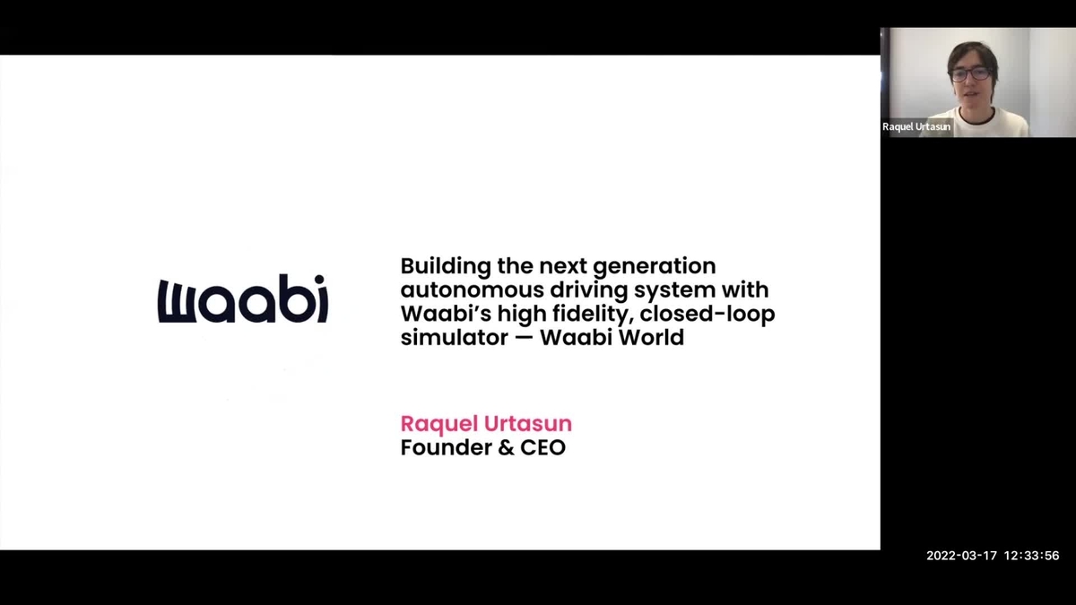 Building a Next Generation Autonomous Driving System with the Waabi ...
