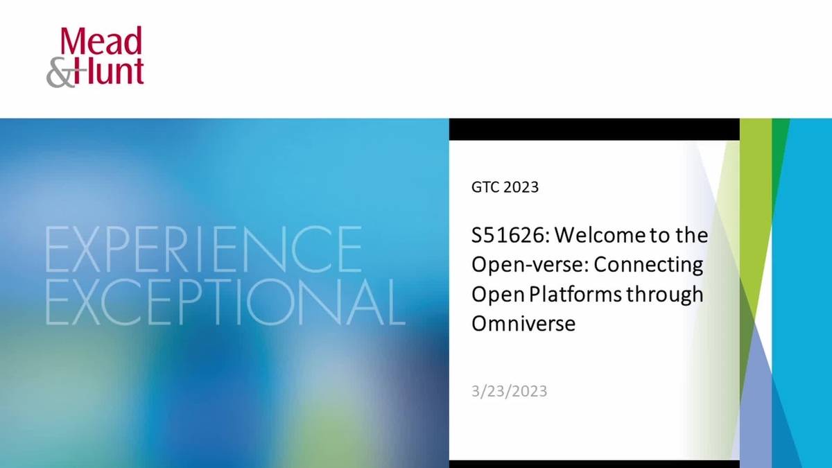 Welcome To The Open Verse Connecting Open Platforms Through Omniverse Gtc Digital Spring 2023