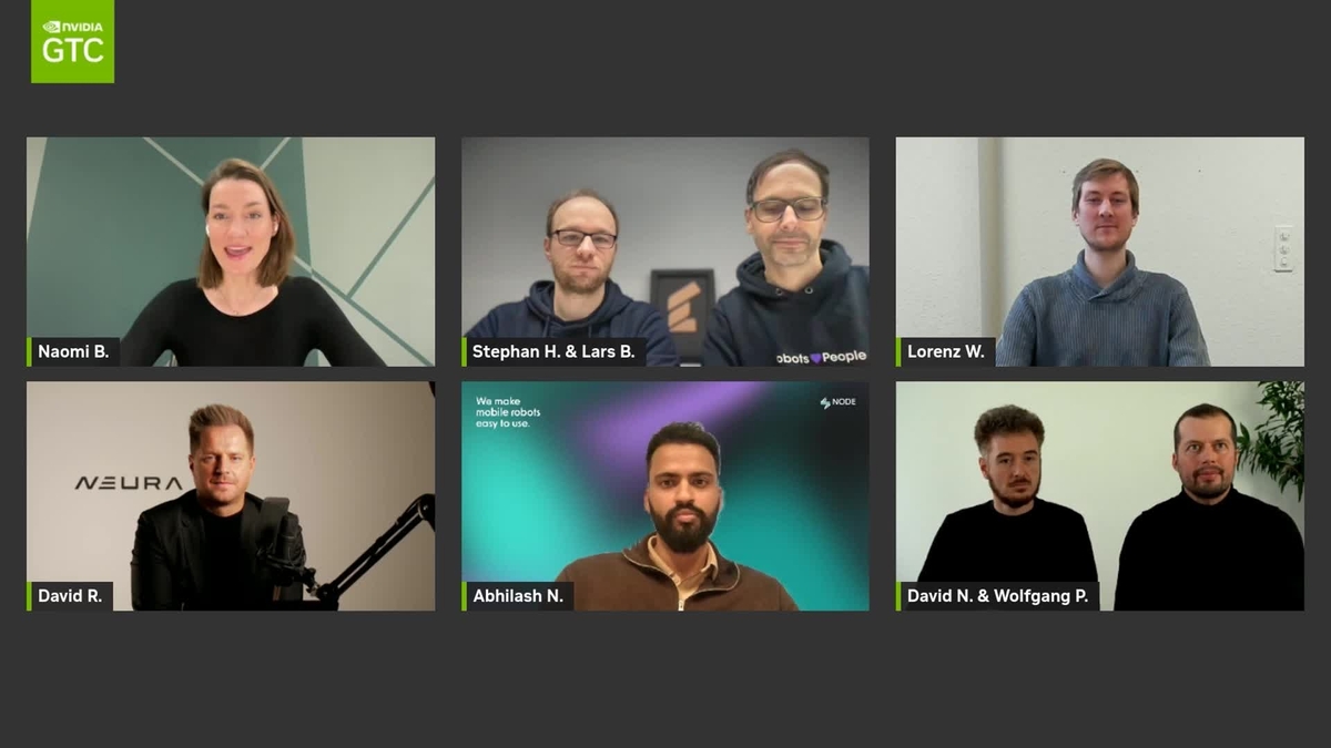 AI Meets Robotics: European Startup Showcase | GTC 25 2025 | NVIDIA On-Demand