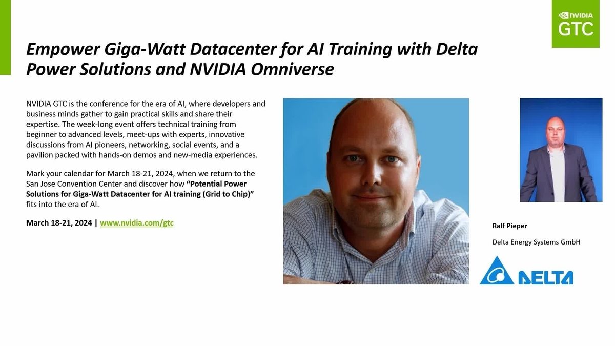 Potential Power Solutions for Gigawatt Data Centers for AI Training ...