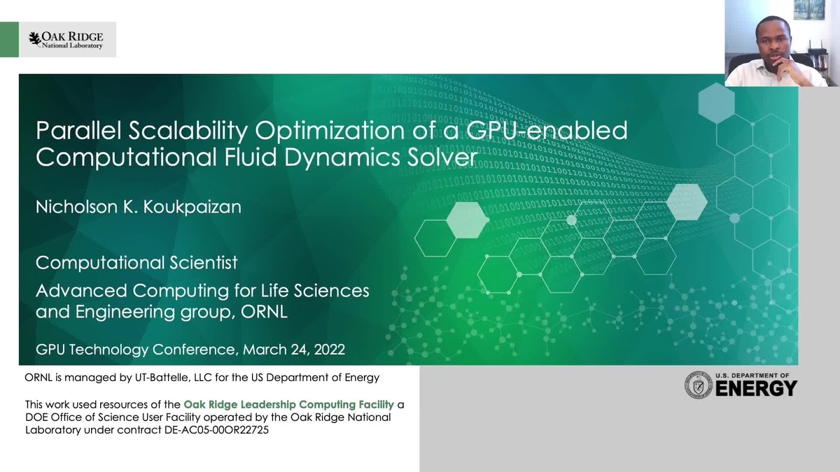 Parallel Scalability Optimization Of A Gpu Enabled Computational Fluid Dynamics Solver Gtc