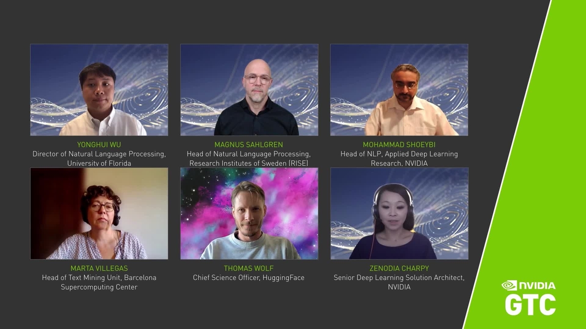 Technical Leaders in Natural Language Processing | NVIDIA On-Demand
