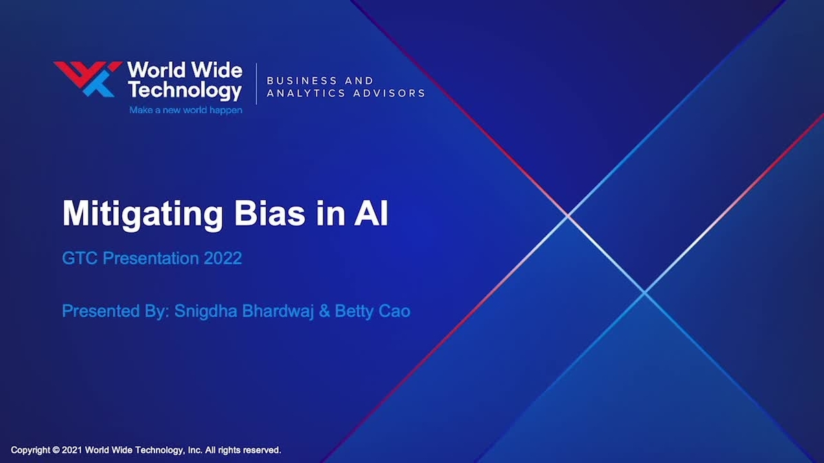 Mitigating Bias in AI using Debias-GAN (Presented by World Wide ...