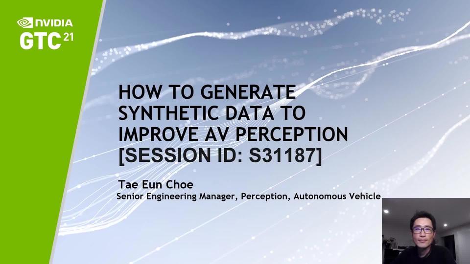 How to Generate Synthetic Data to Improve Perception | NVIDIA On-Demand