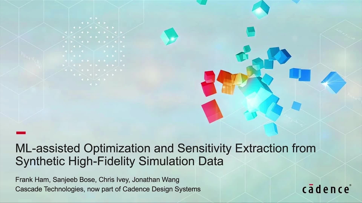 ML-assisted Optimization and Sensitivity Extraction from Synthetic High ...