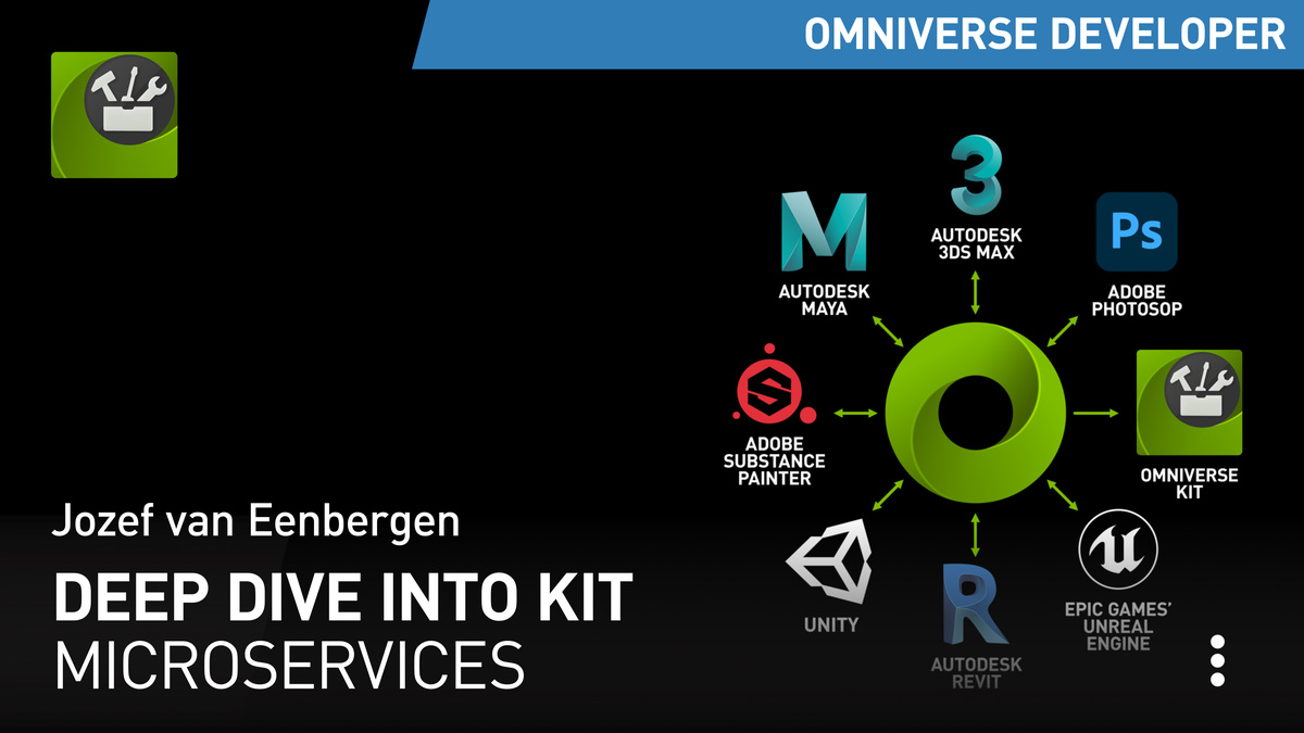 Deep Dive Into Omniverse Kit Microservices Omniverse 2020 Nvidia
