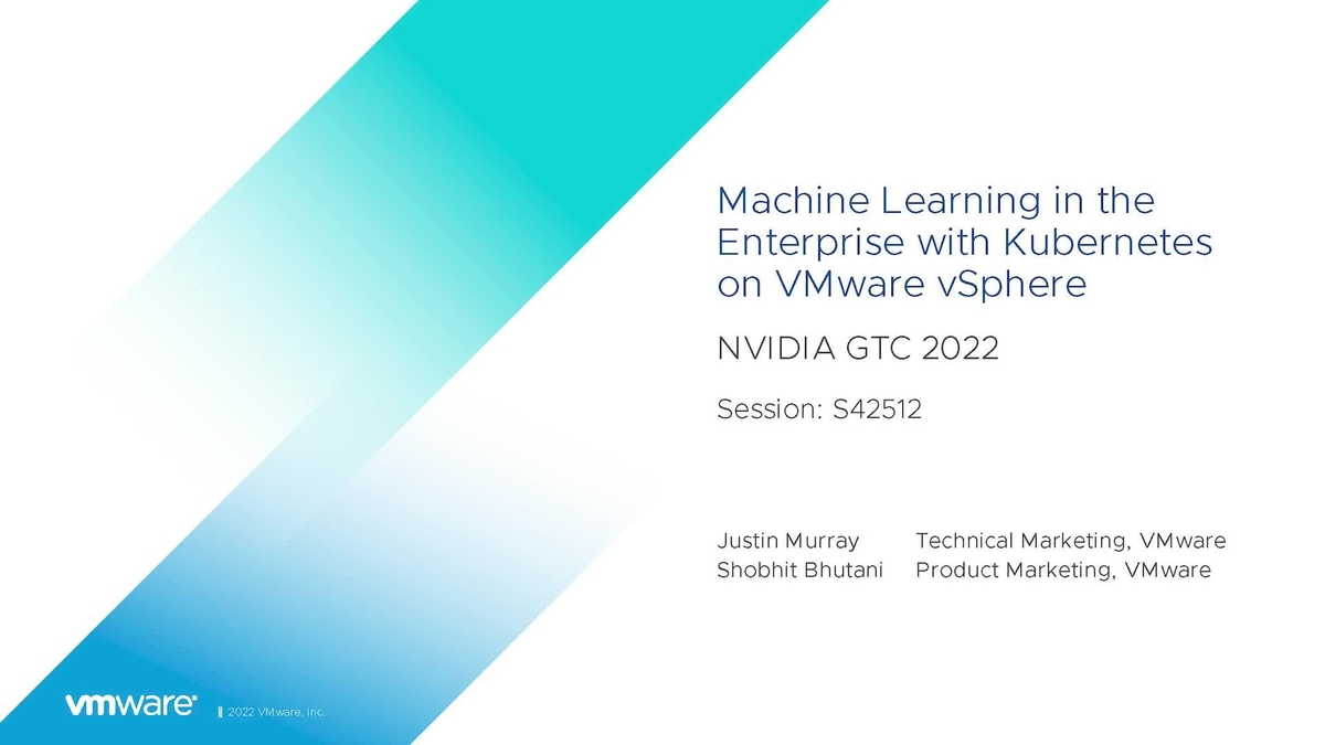 Enabling Enterprise Machine Learning with Kubernetes (Presented by ...