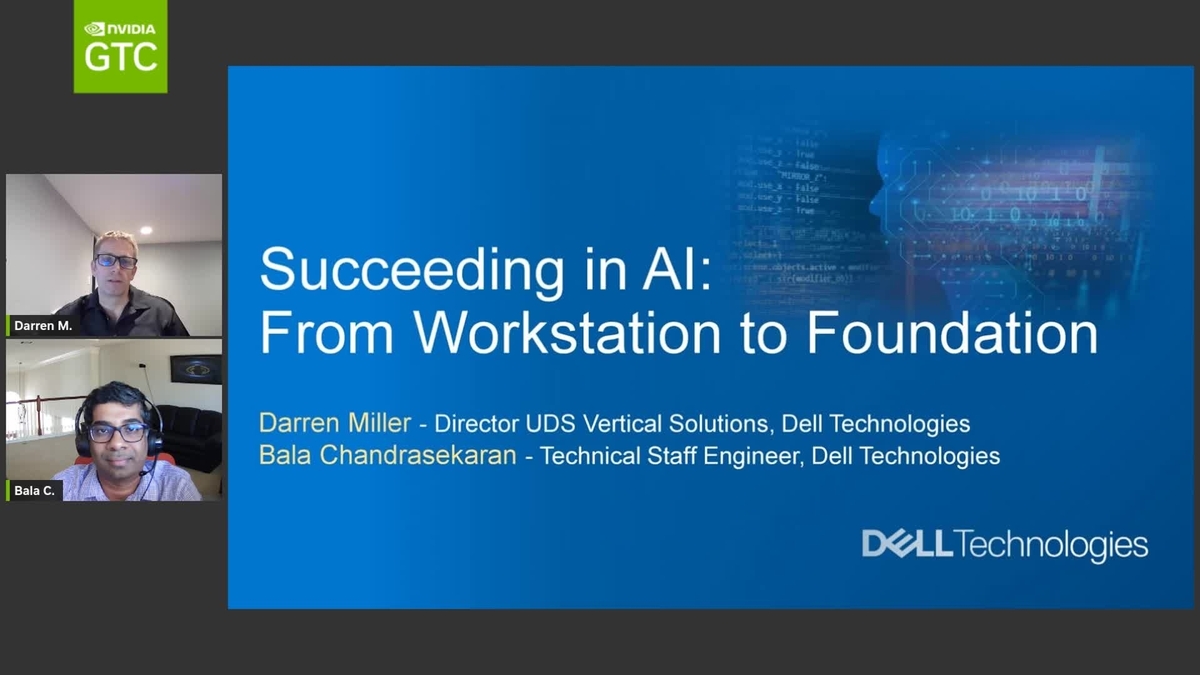 Succeeding in AI from Workstation to Foundation (Presented by Dell ...