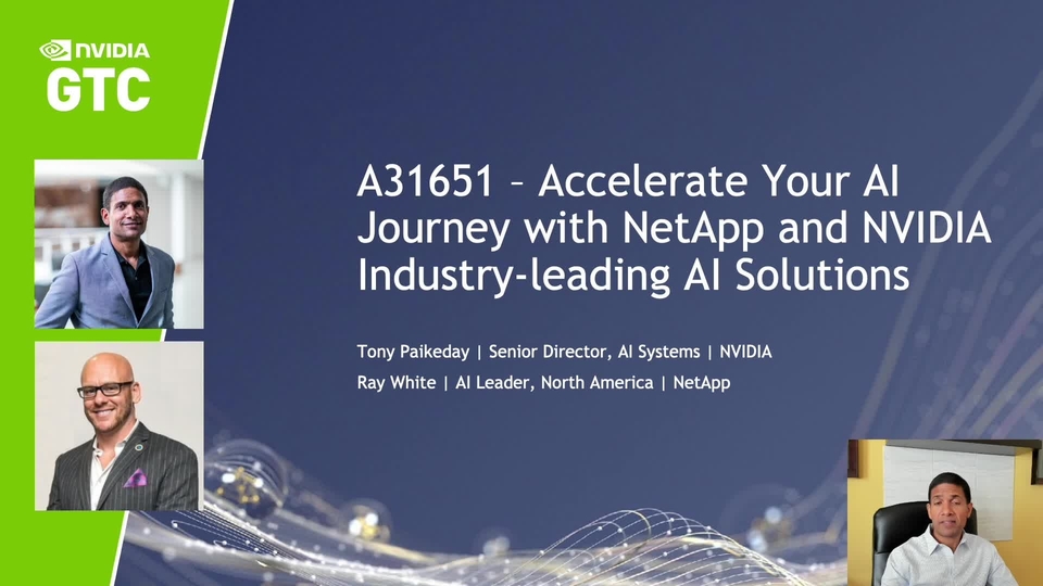 Accelerate Your AI Journey with NetApp and NVIDIA Industry-leading AI Solutions (Presented by ...