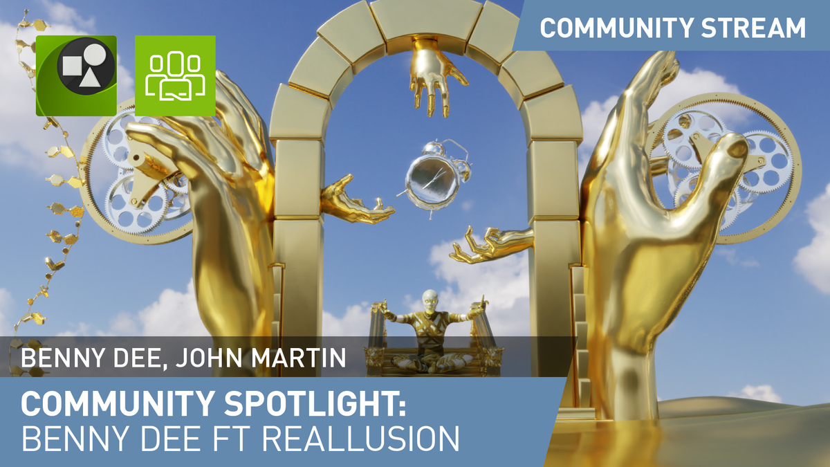 NVIDIA Omniverse Stream | Community Spotlight: Benny Dee & Reallusion ...