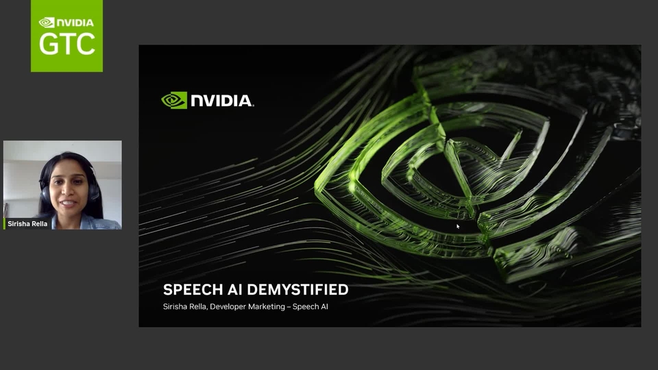 Speech AI Demystified | NVIDIA On-Demand