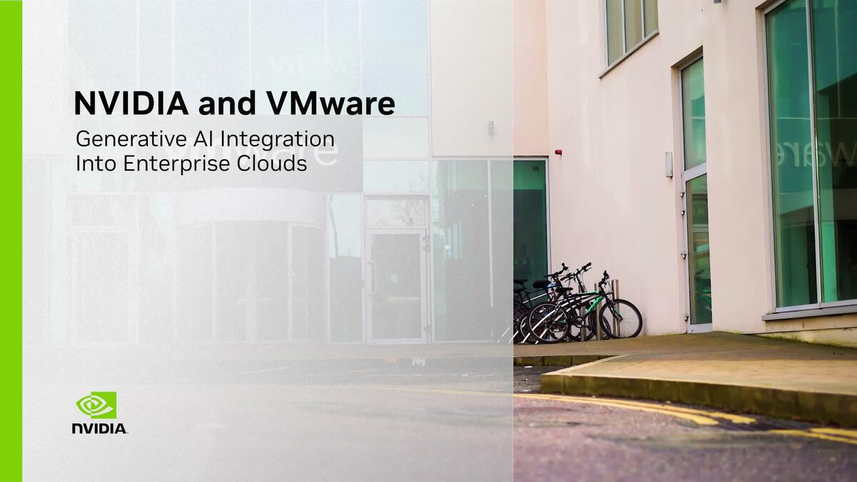 VMware Private AI Foundation with NVIDIA – Readying Enterprises for Generative AI ...