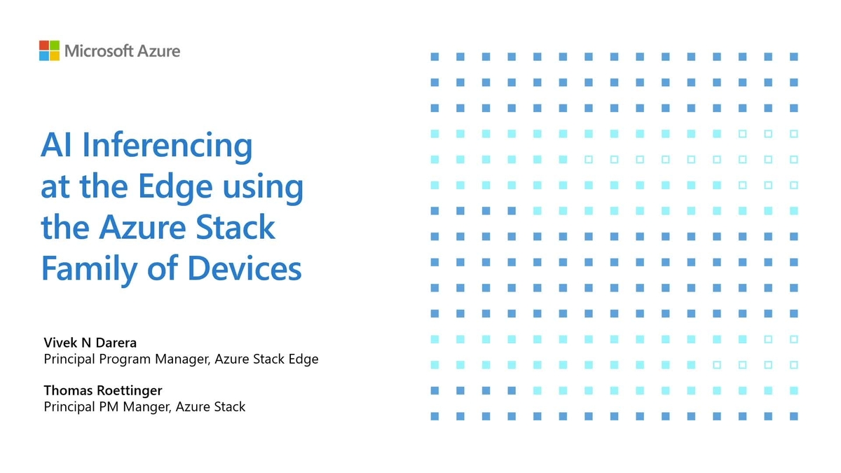 Visualization and AI Inferencing Using Azure Stack Hub and Azure Stack ...