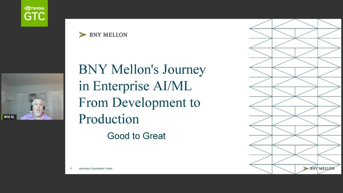 Bny Mellons Journey In Enterprise Aiml From Development To Production Gtc Digital Spring