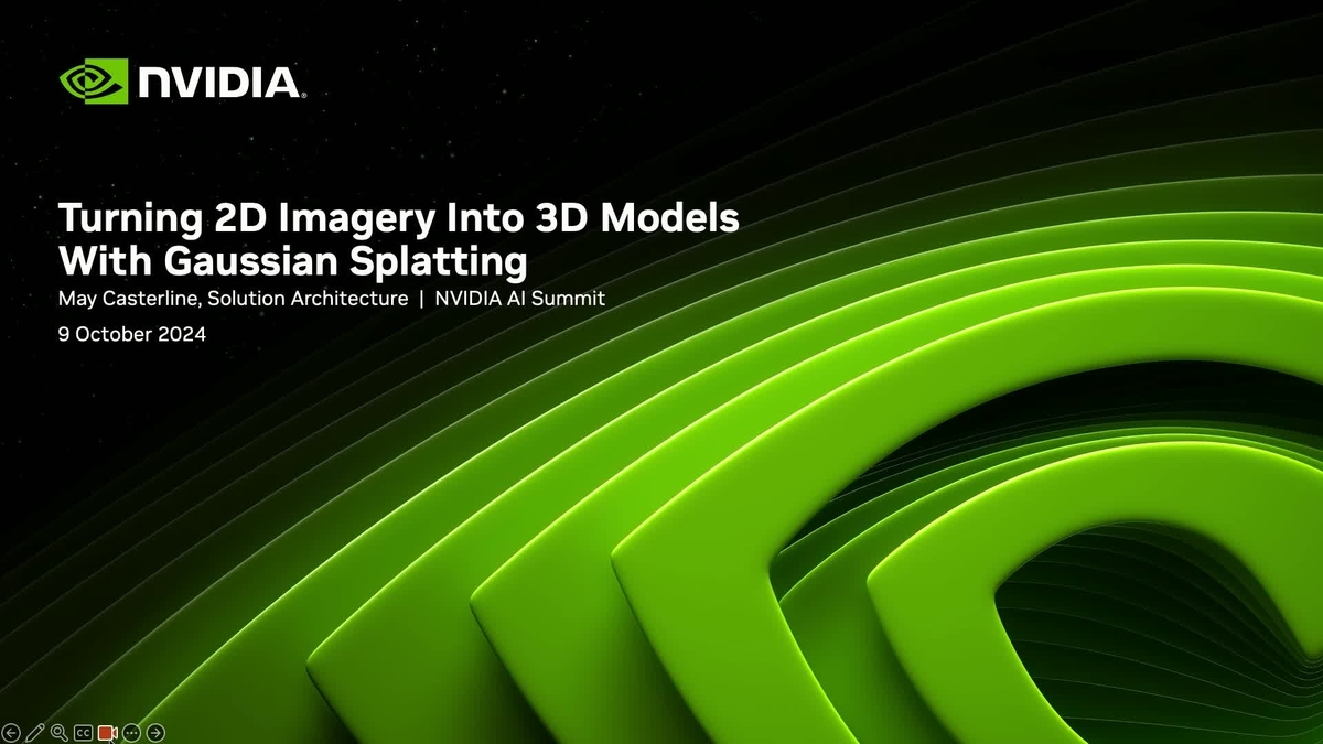 Turning 2D Imagery Into 3D Models With Gaussian Splatting SDC1058 | AI ...