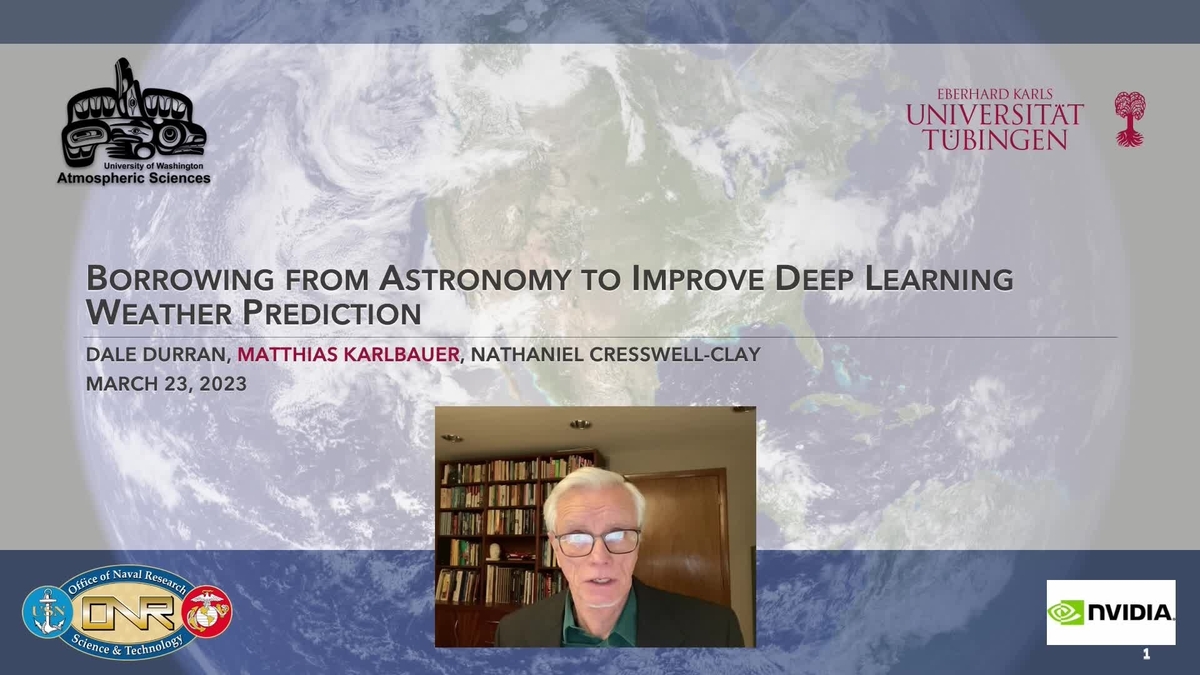 Borrowing From Astronomy To Improve Deep Learning Weather Prediction Gtc Digital Spring 2023
