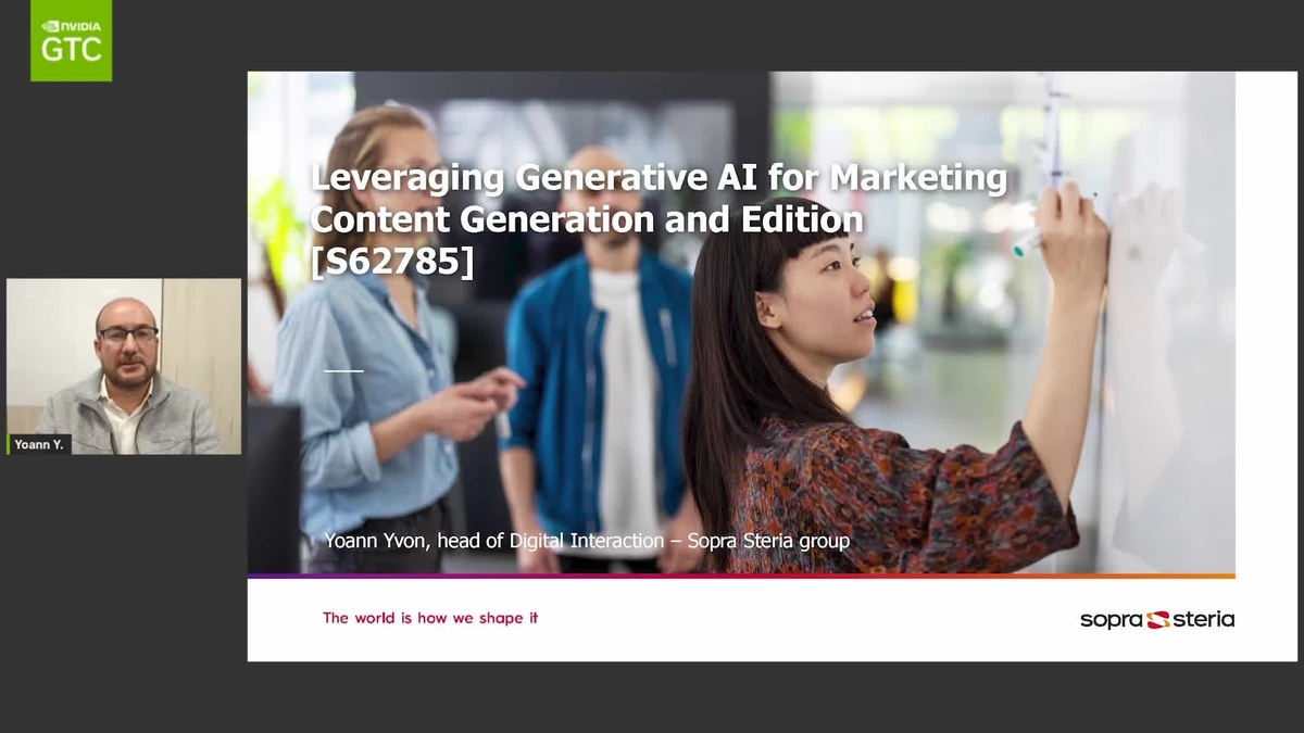 Leveraging Generative Ai For Marketing Content Generation And Edition S62785 Gtc 2024 Nvidia