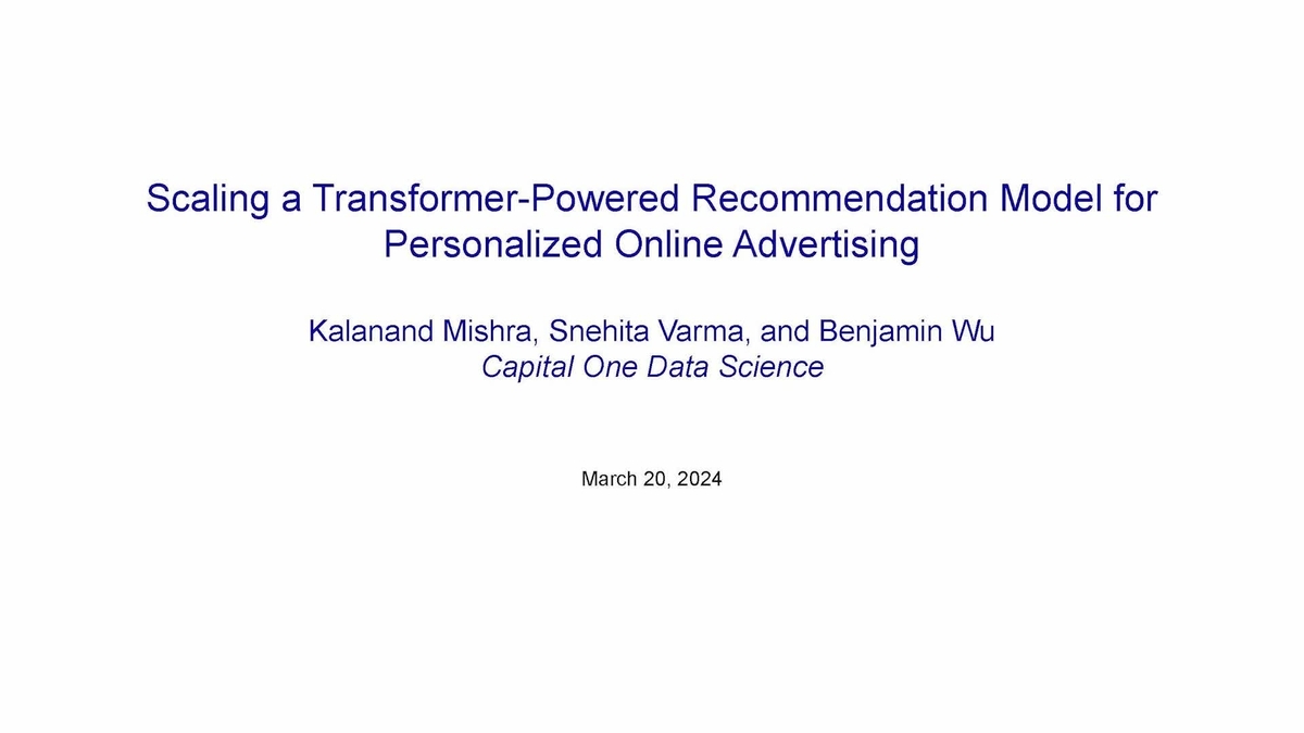 Scaling a Transformer-Powered Recommendation Model for Personalized ...