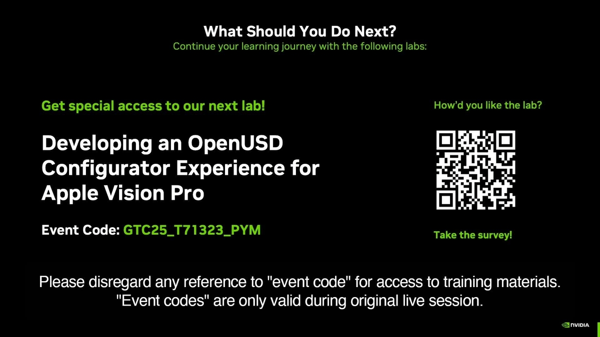 Developing an OpenUSD Configurator Experience for Apple Vision Pro DLIT71323 | GTC 2025 | NVIDIA ...