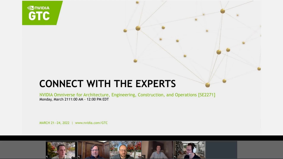 NVIDIA Omniverse for Architecture, Engineering, Construction, and Operations | GTC Digital ...