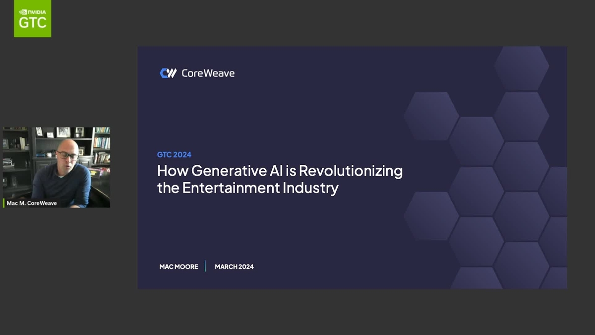 How Generative AI Is Transforming the Entertainment Industry (Presented by CoreWeave) | GTC 24 ...