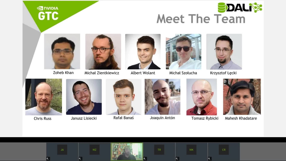 Connect with the Experts: Fast Data Preprocessing (Image, Video, Audio, and Signal) with DALI ...
