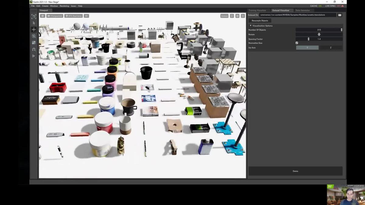 NVIDIA Kaolin and Omniverse for 3D Deep Learning Research | GTC Digital April 2021 | NVIDIA On ...