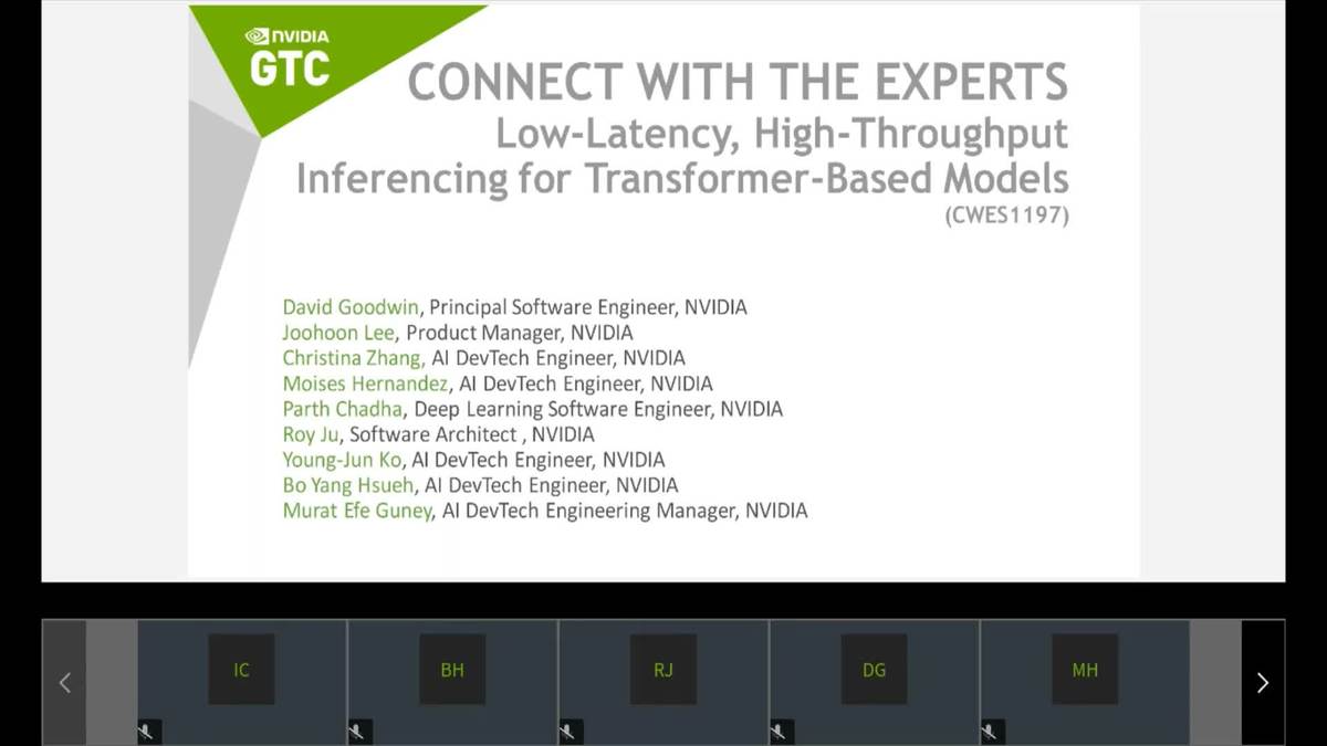 Low Latency High Throughput Inferencing For Transformer Based Models