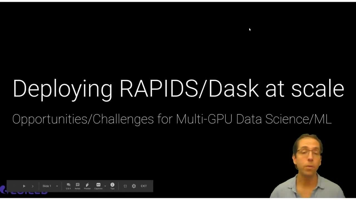Deploying Rapids At Scale With Dask And Coiled Gtc Digital October 2020 Nvidia On Demand