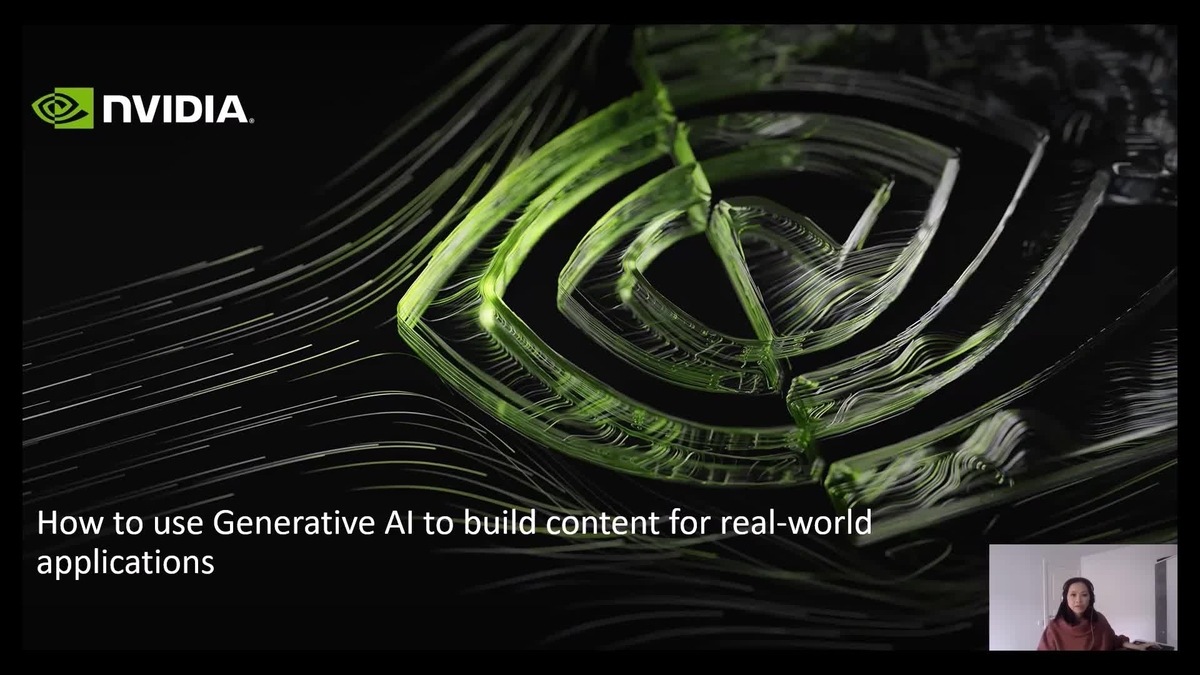 How To Use Generative Ai To Build Content For Real World Applications Nvidia On Demand