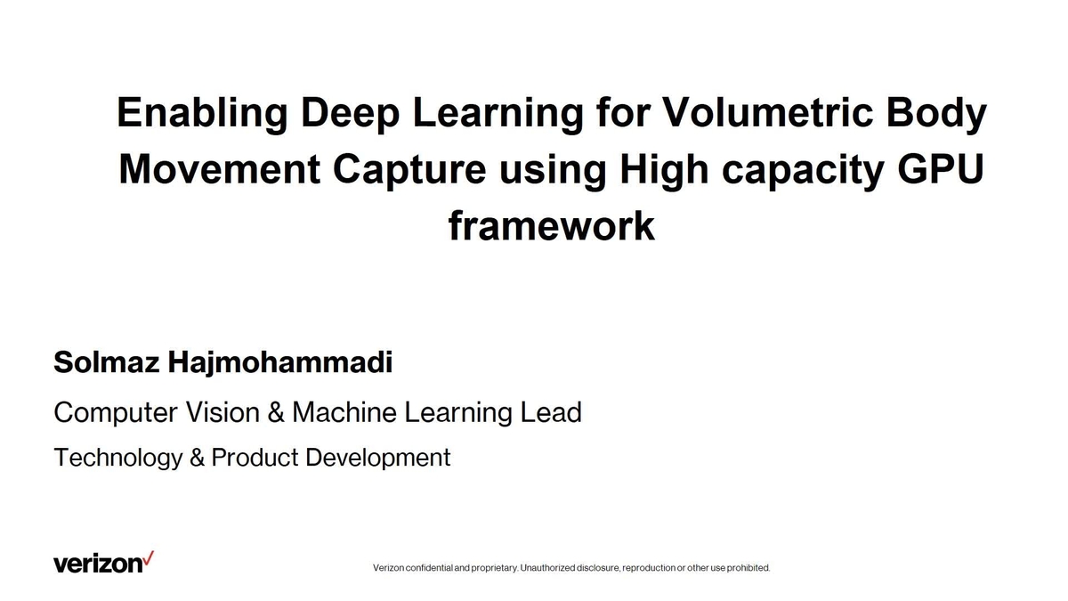 Enabling Deep Learning For Volumetric Body Movement Capture Using High